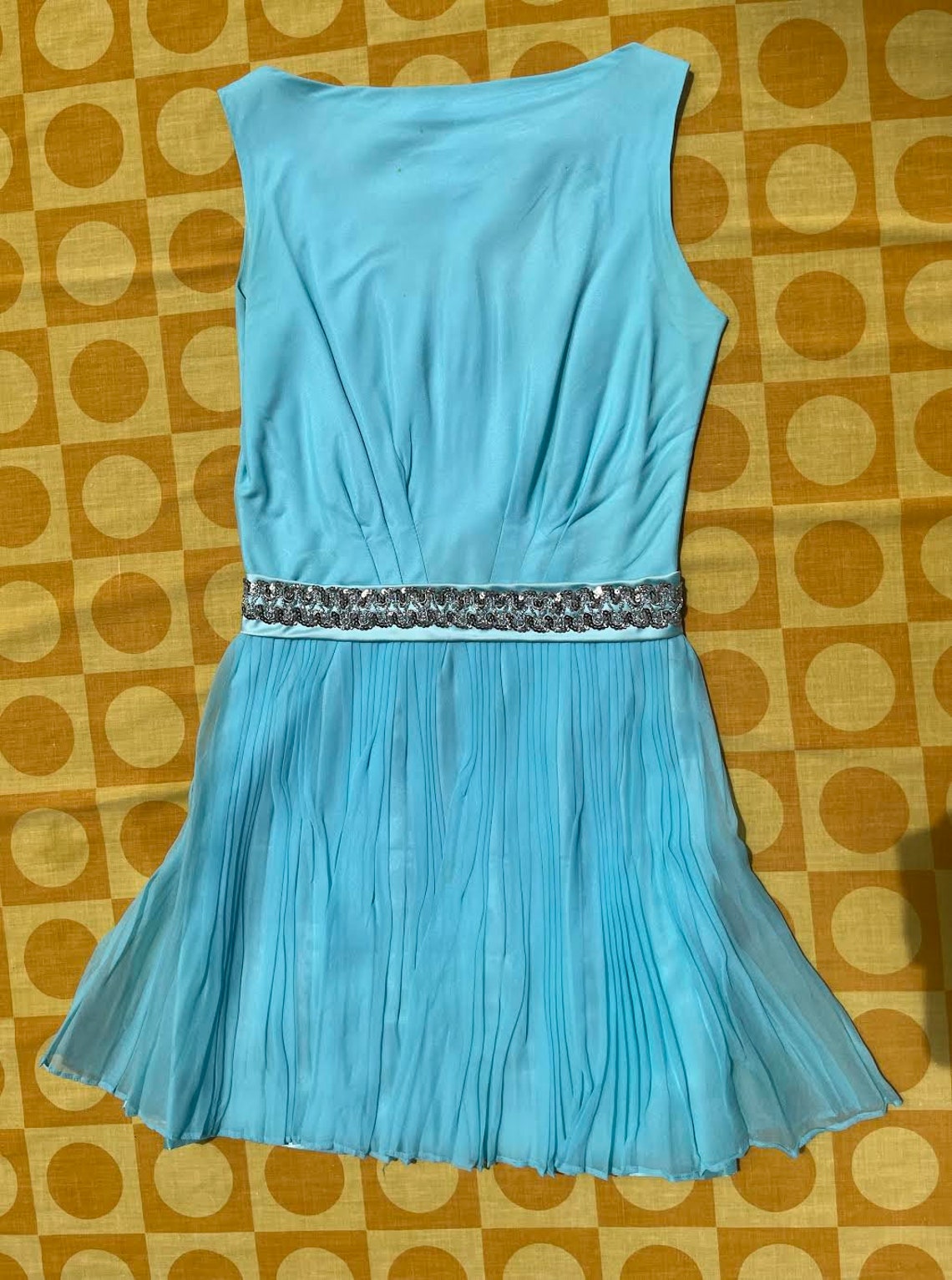 1960's Turquoise Go-go Dress - Etsy