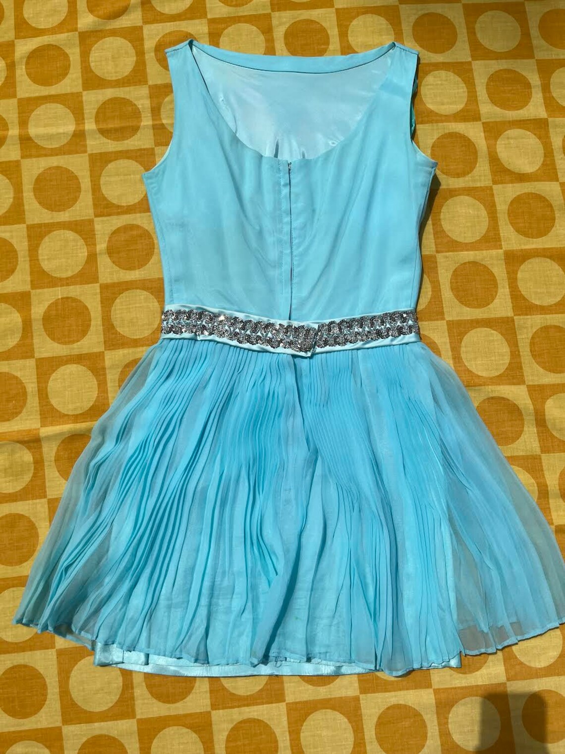 1960's Turquoise Go-go Dress - Etsy