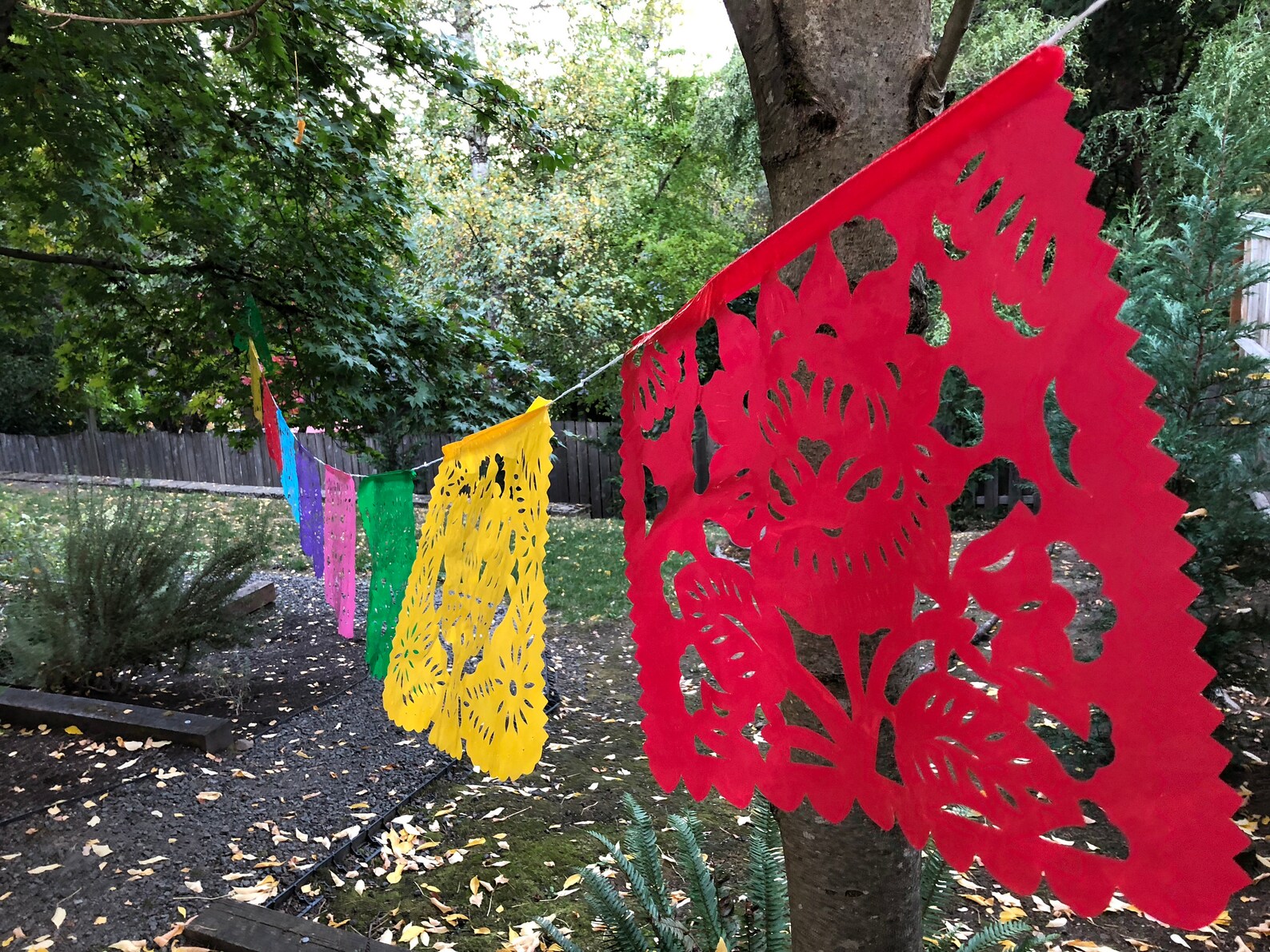 Mexican Plastic Papel Picado Banner Fiesta Supplies Bunting - Etsy