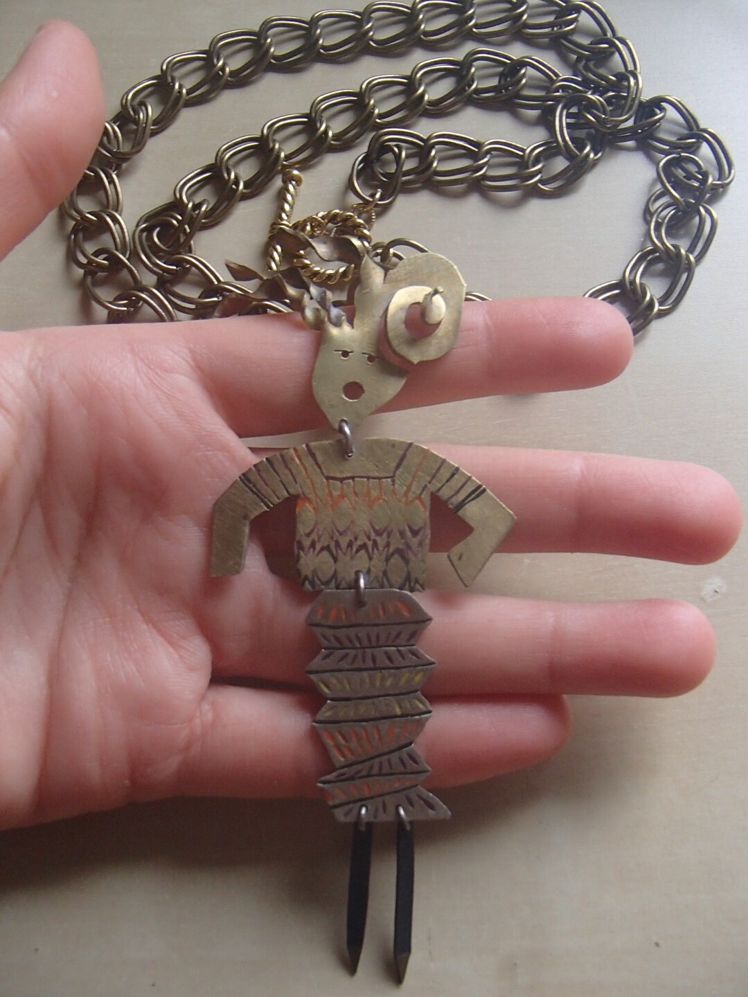 Studio Artisan CATHERINE BUTLER 1990 Whimsical Articulated Jointed ...