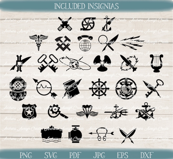 Navy Rate Insignias G-Y - Etsy