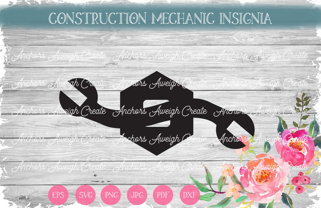 Construction Mechanic Insignia - Etsy