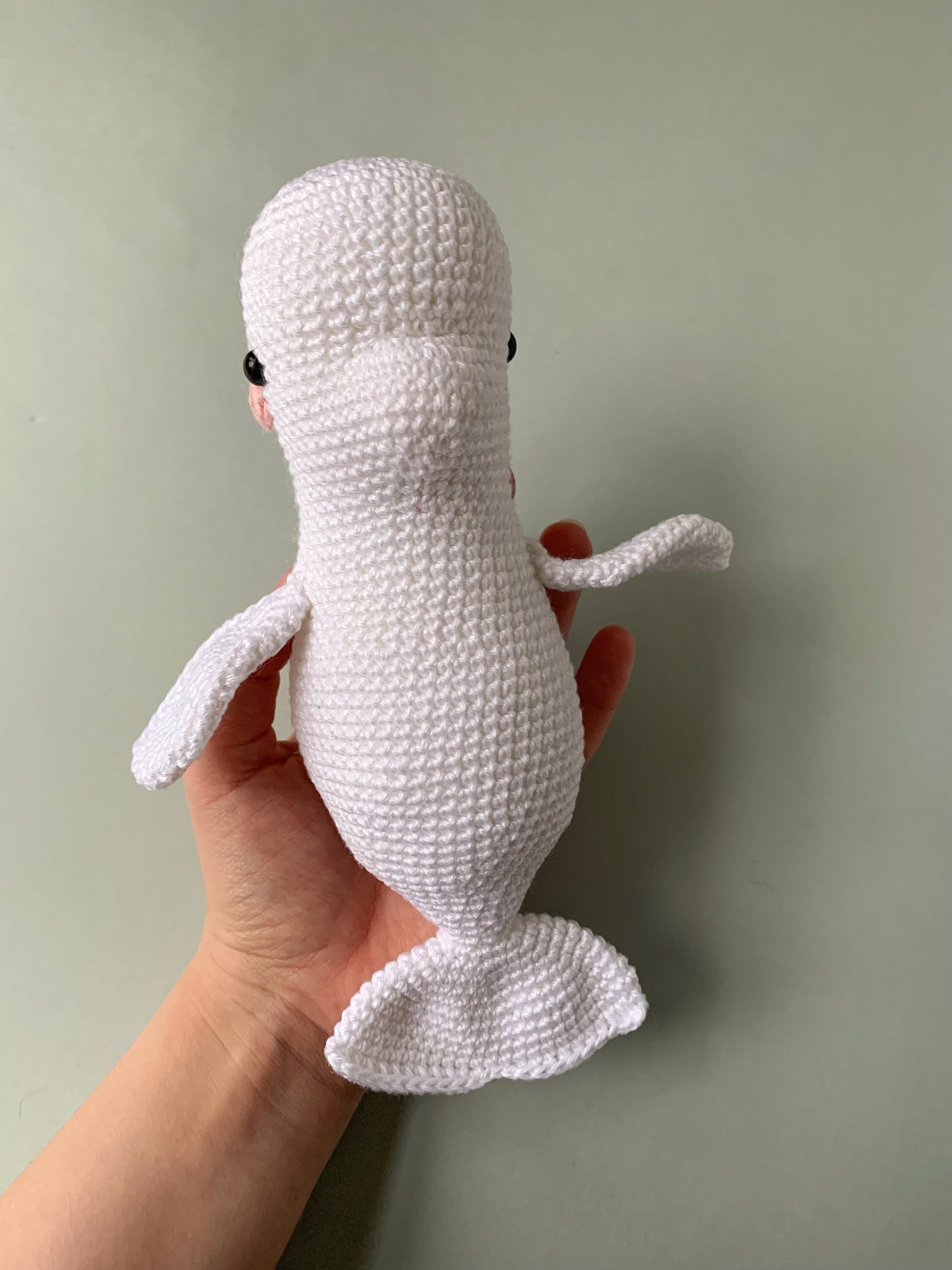 Beluga Whale Amigurumi Crochet Pattern – Bubbles, English (PDF Pattern ...