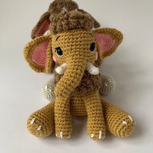 Elephant Mammoth Amigurumi Crochet Pattern - Emmy the Elephant and Monty the Mammoth - Crochet ...