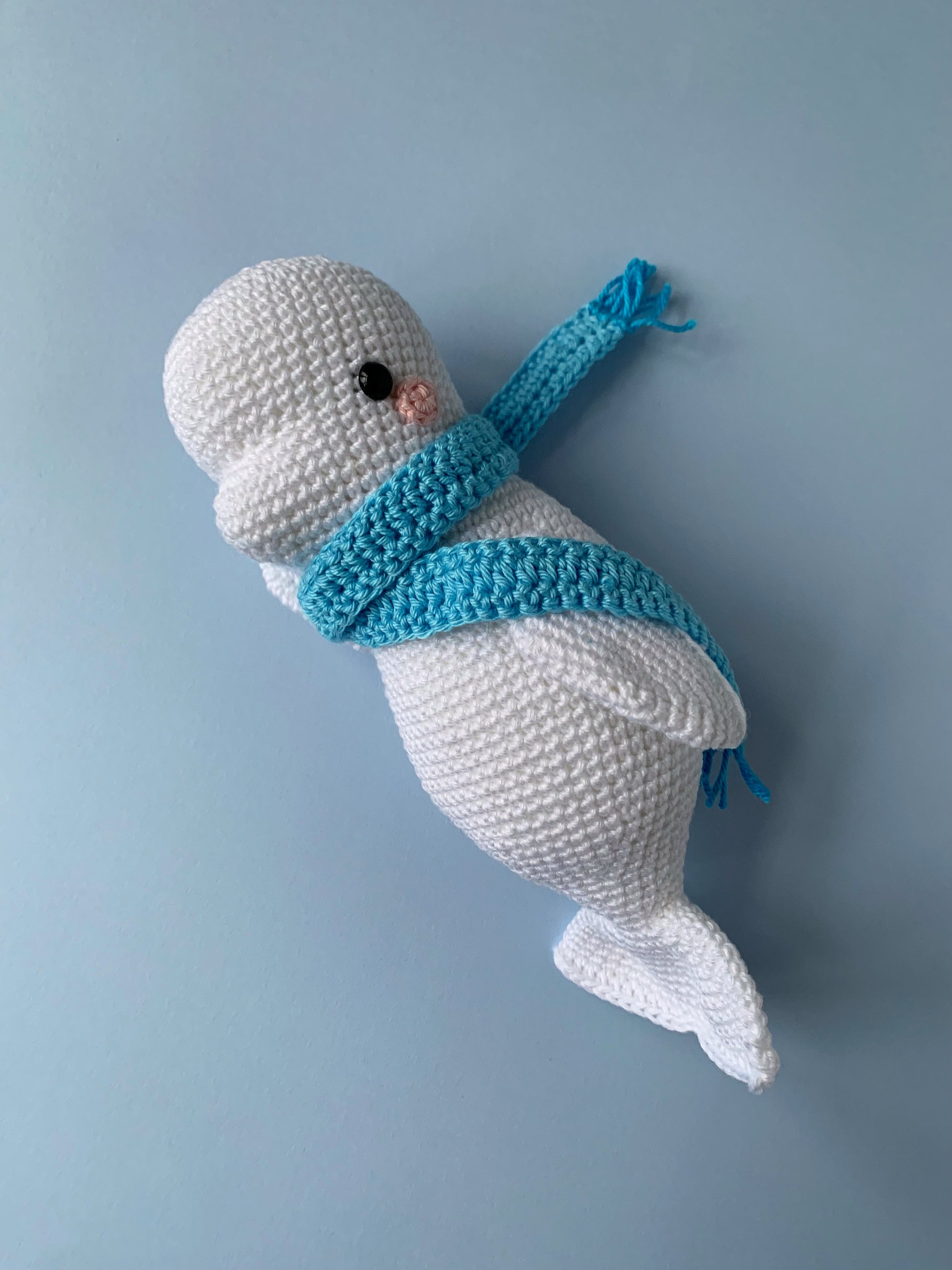 Beluga Whale Amigurumi Crochet Pattern – Bubbles, English (PDF Pattern ...
