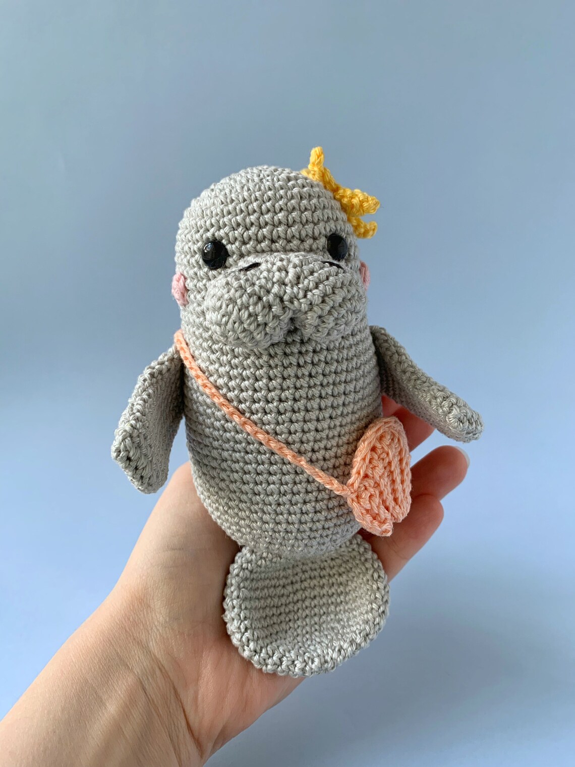 Manatee Amigurumi Crochet Pattern Crochet Manatee - Etsy