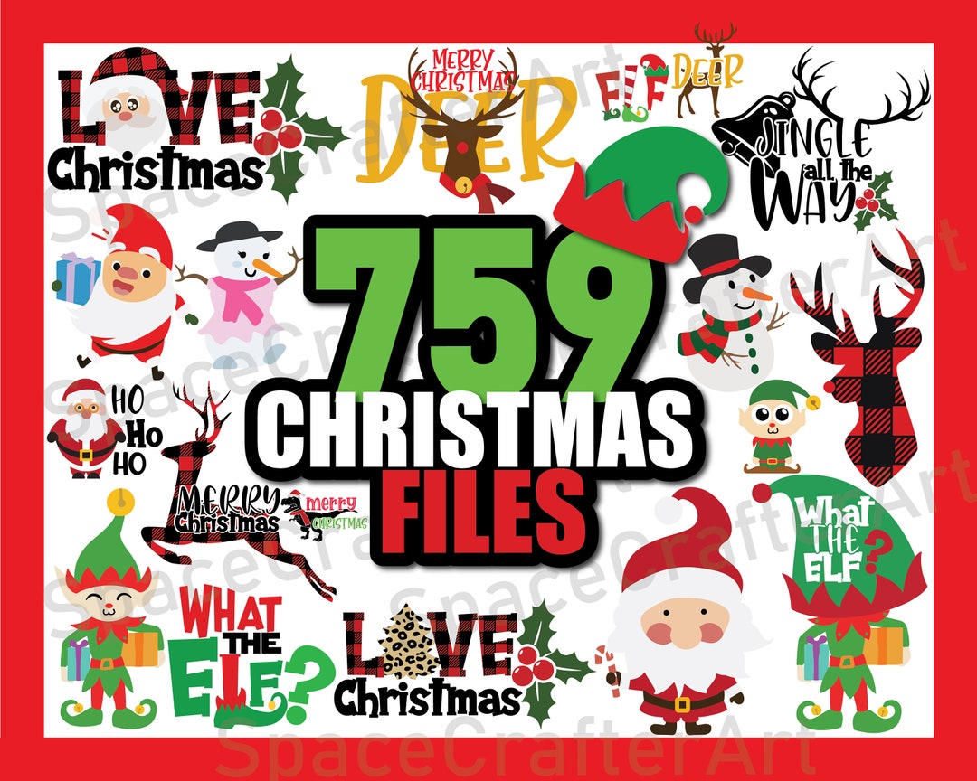 Christmas Svg, Elf Svg, Santa Svg, Christmas Bundle Svg, Elf Svg ...