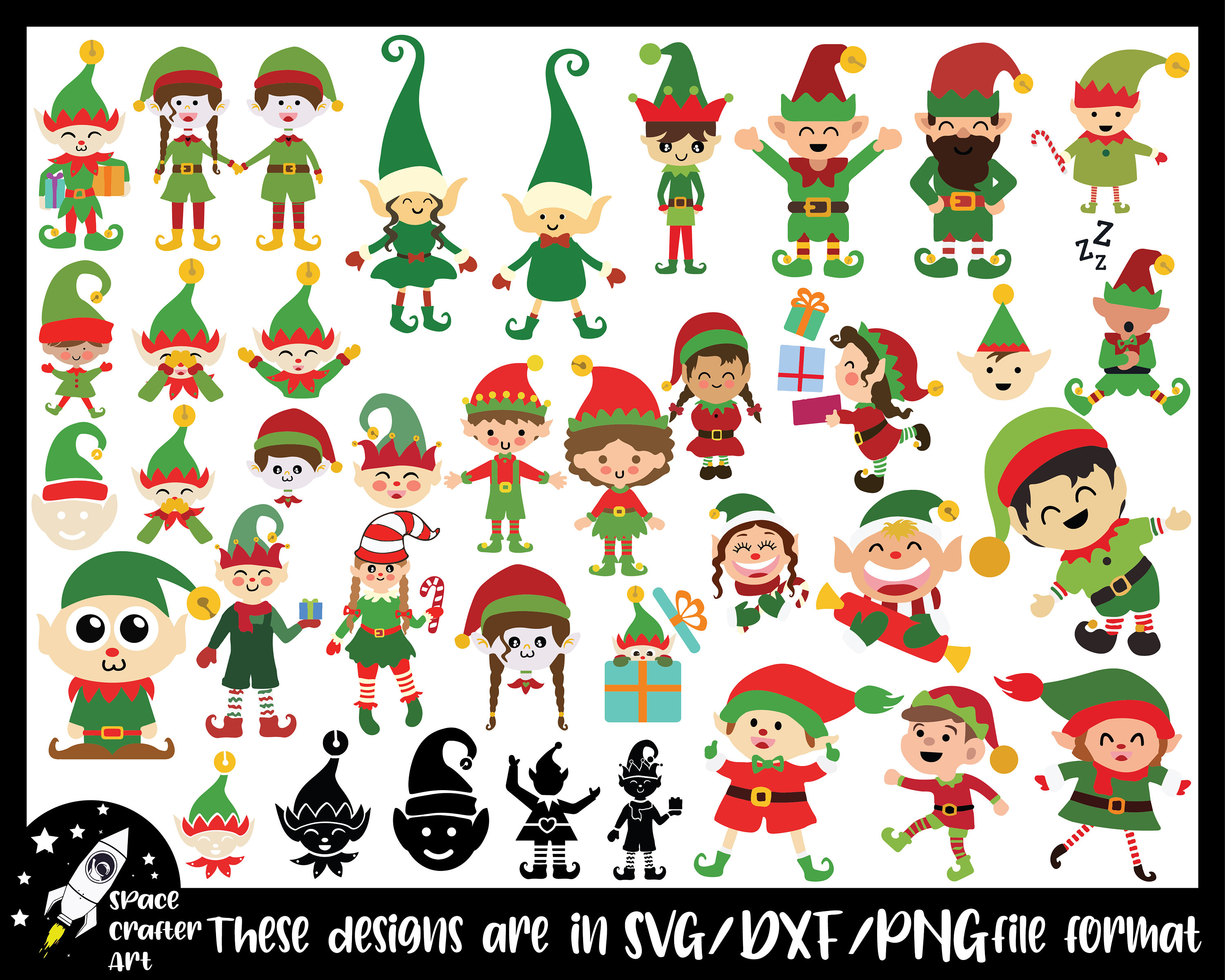 Christmas svg Elf svg Santa svg Christmas Bundle svg Elf | Etsy