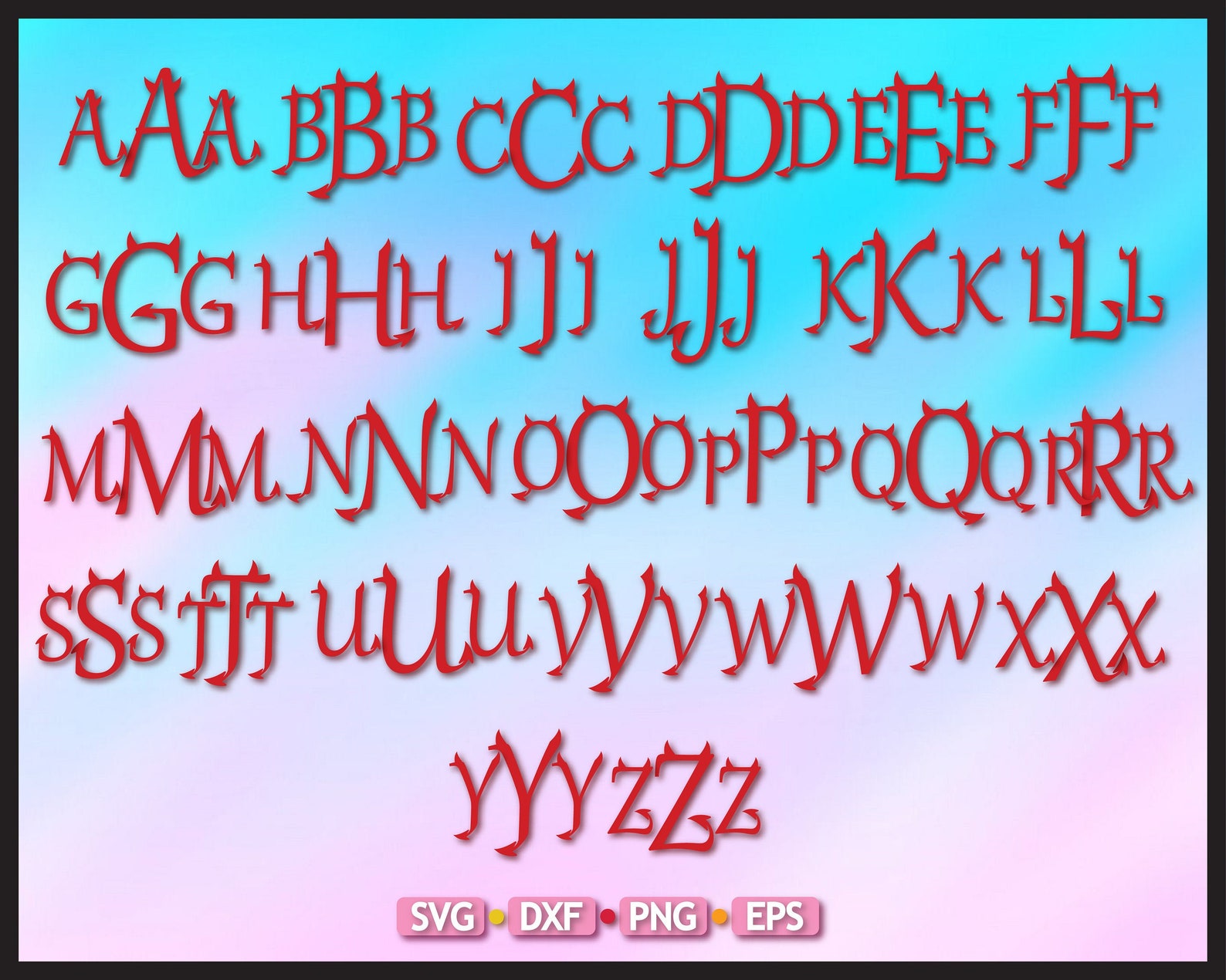 Monogram Svg Monogram Bundle Svg Monogram Font Svg Friends - Etsy