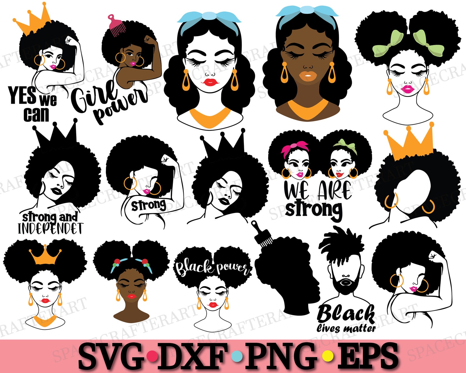 Afro Woman Svg, Afro Girl Svg, Afro Svg, Black Woman Svg, African Svg ...