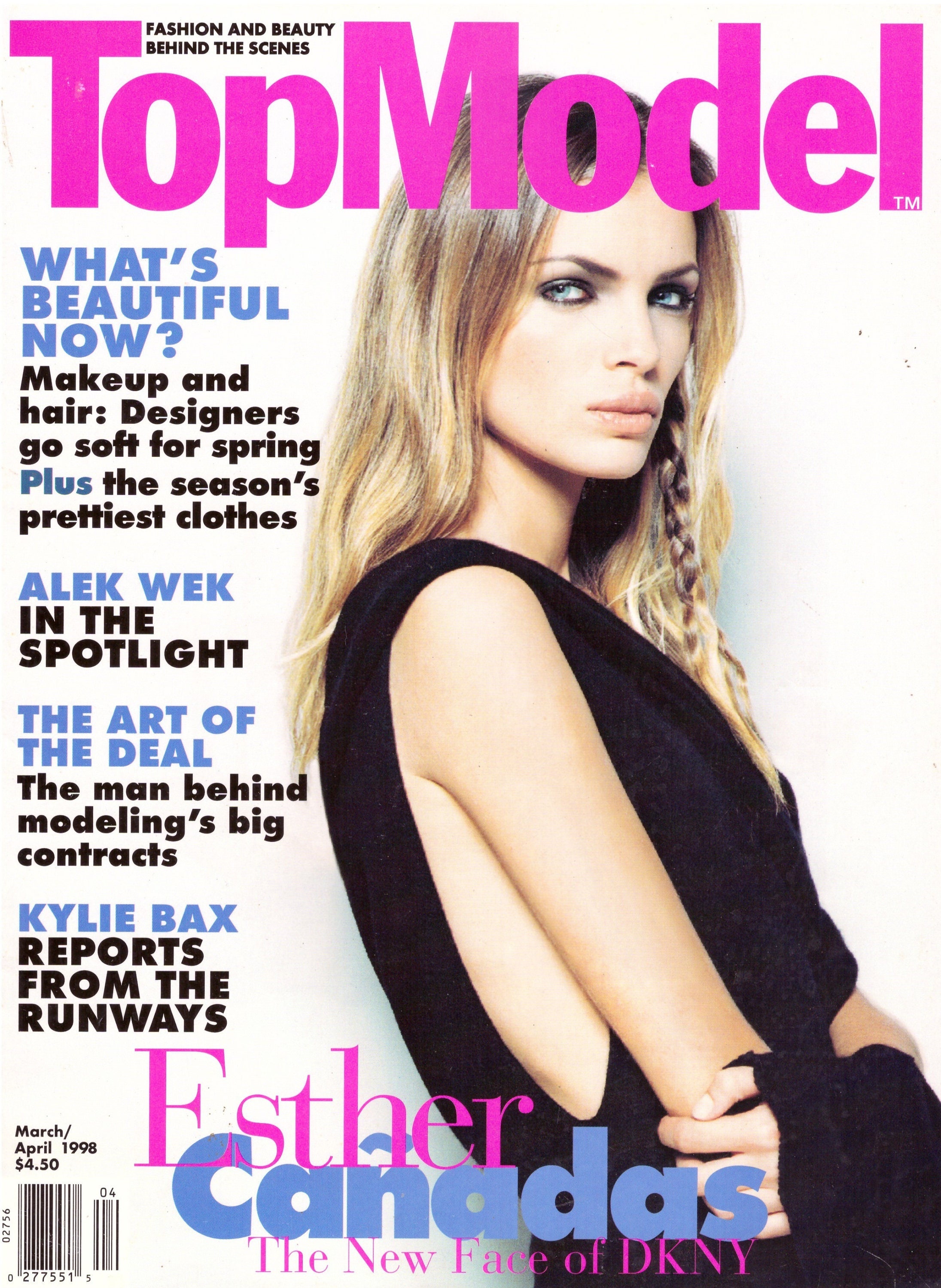 1998 Top Model Magazine 1998 Esther Canadas Alek Wek Dayle Ryan Haddon ...