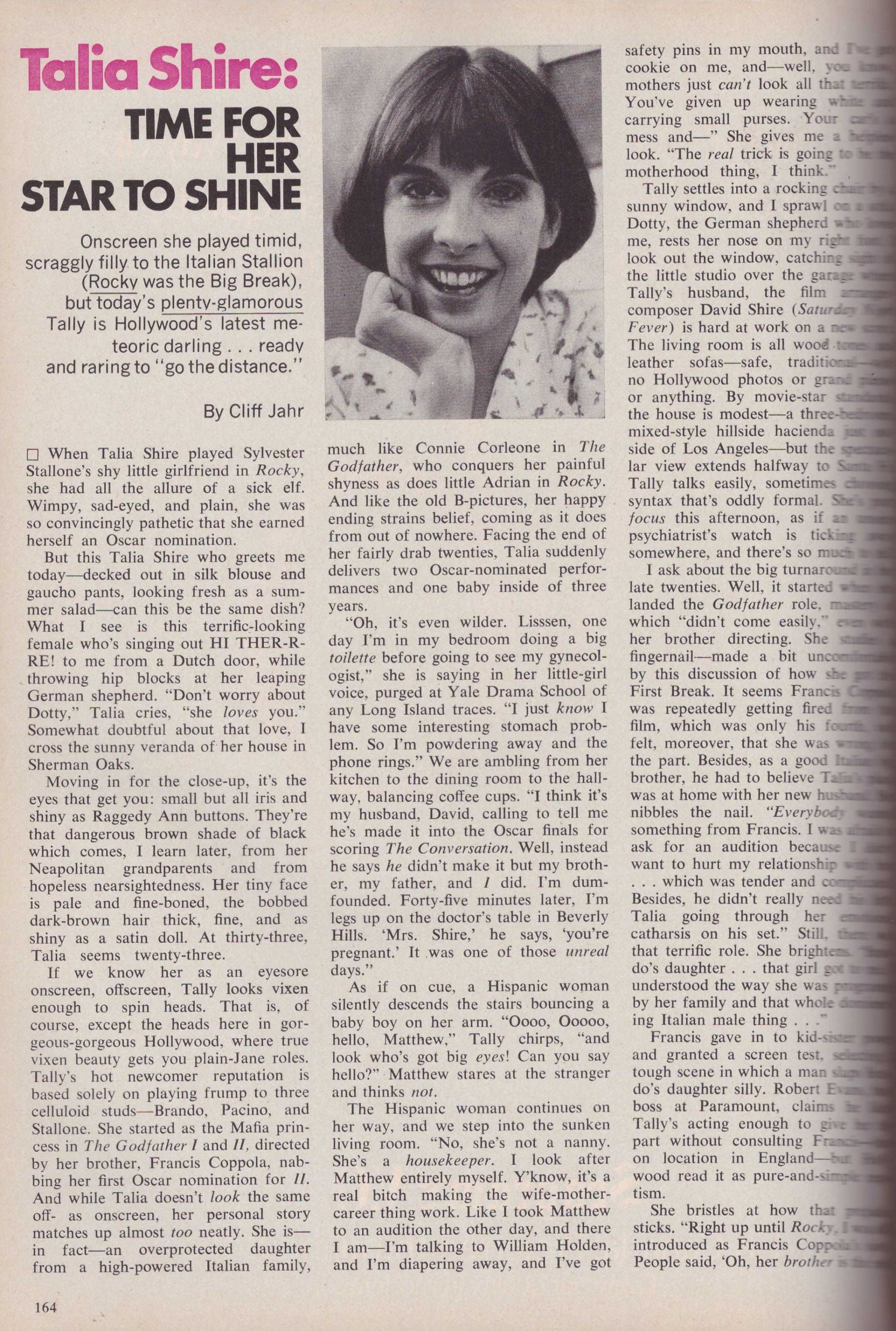 1978 Cosmopolitan Vintage Fashion Magazine Peggy Dillard Talia Shire ...