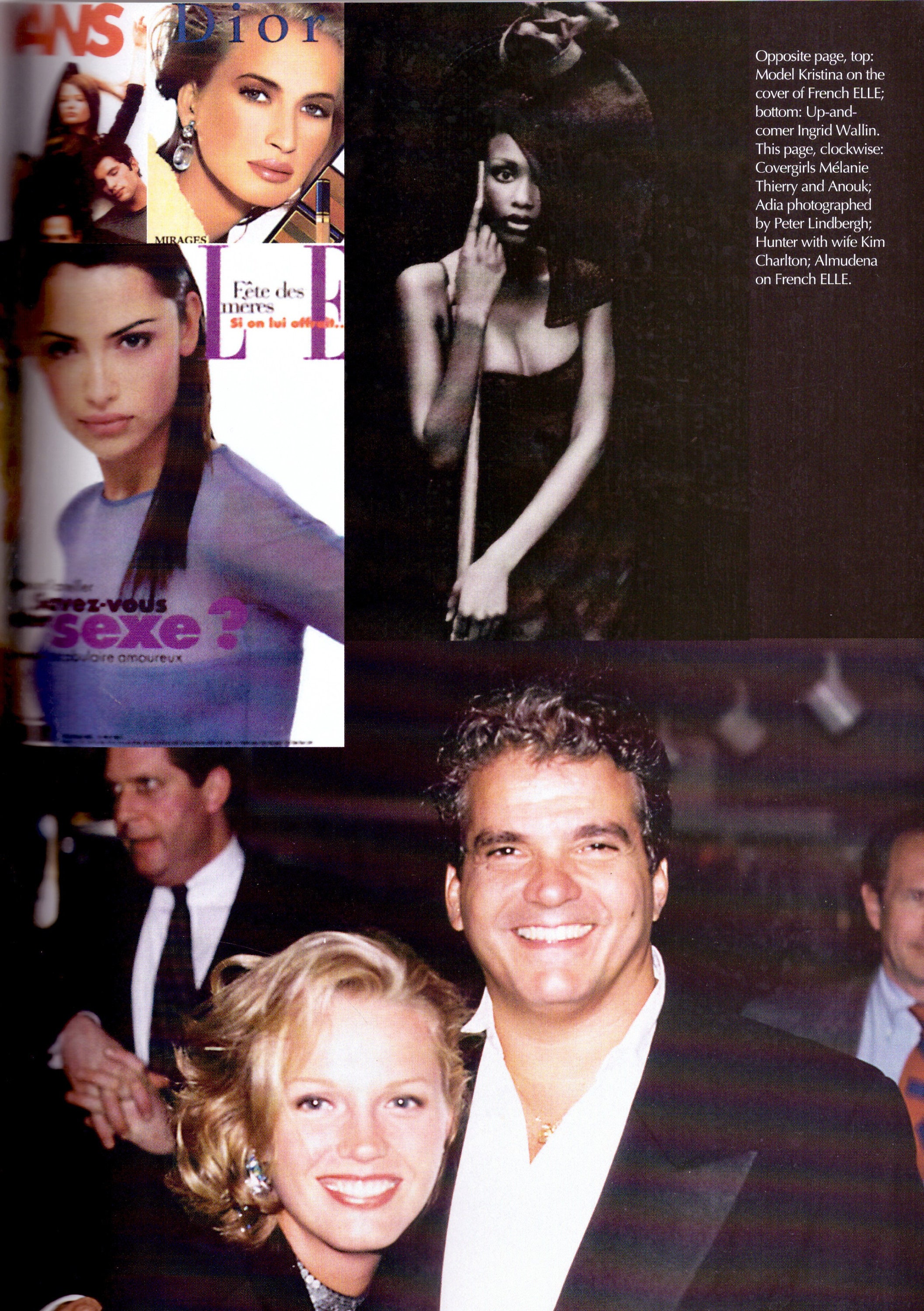 1998 Top Model Magazine 1998 Esther Canadas Alek Wek Dayle Ryan Haddon ...