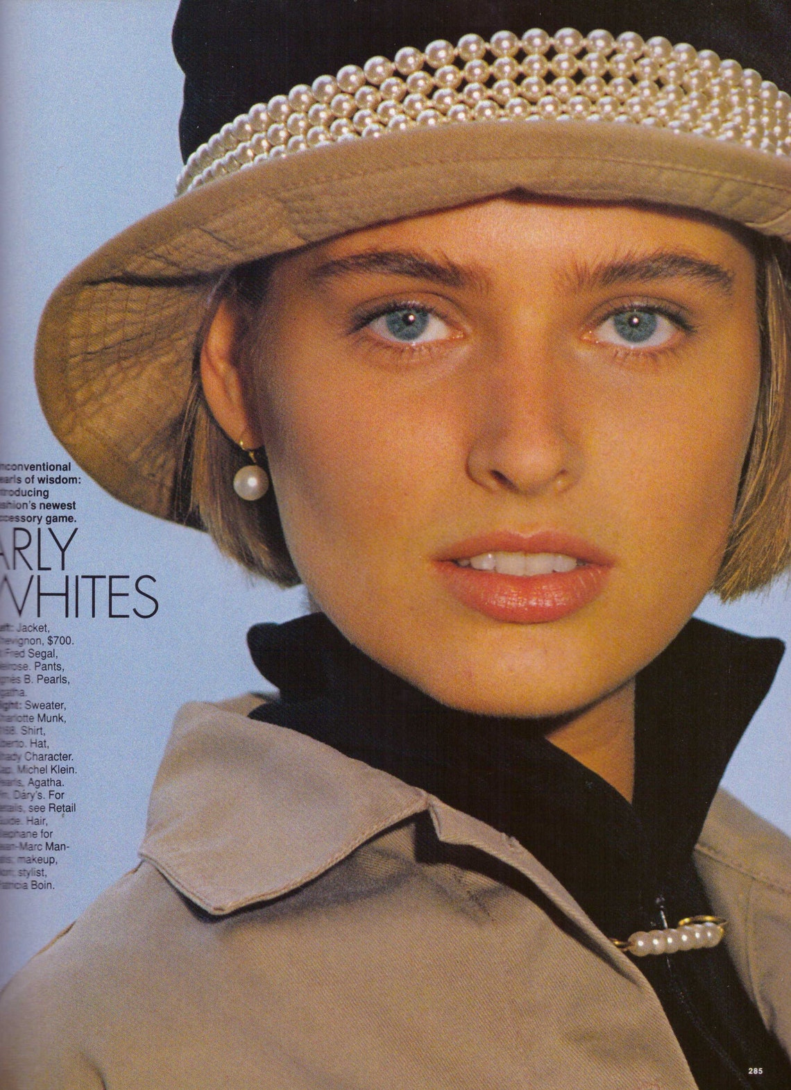 1989 Elle Vintage Fashion Magazine Kara Young Meg Tilly Lena Etsy
