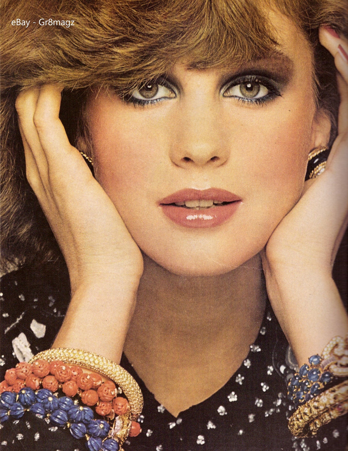 1975 Vogue Magazine Patti Hansen Rene Russo Furs Richard Avedon Edie ...