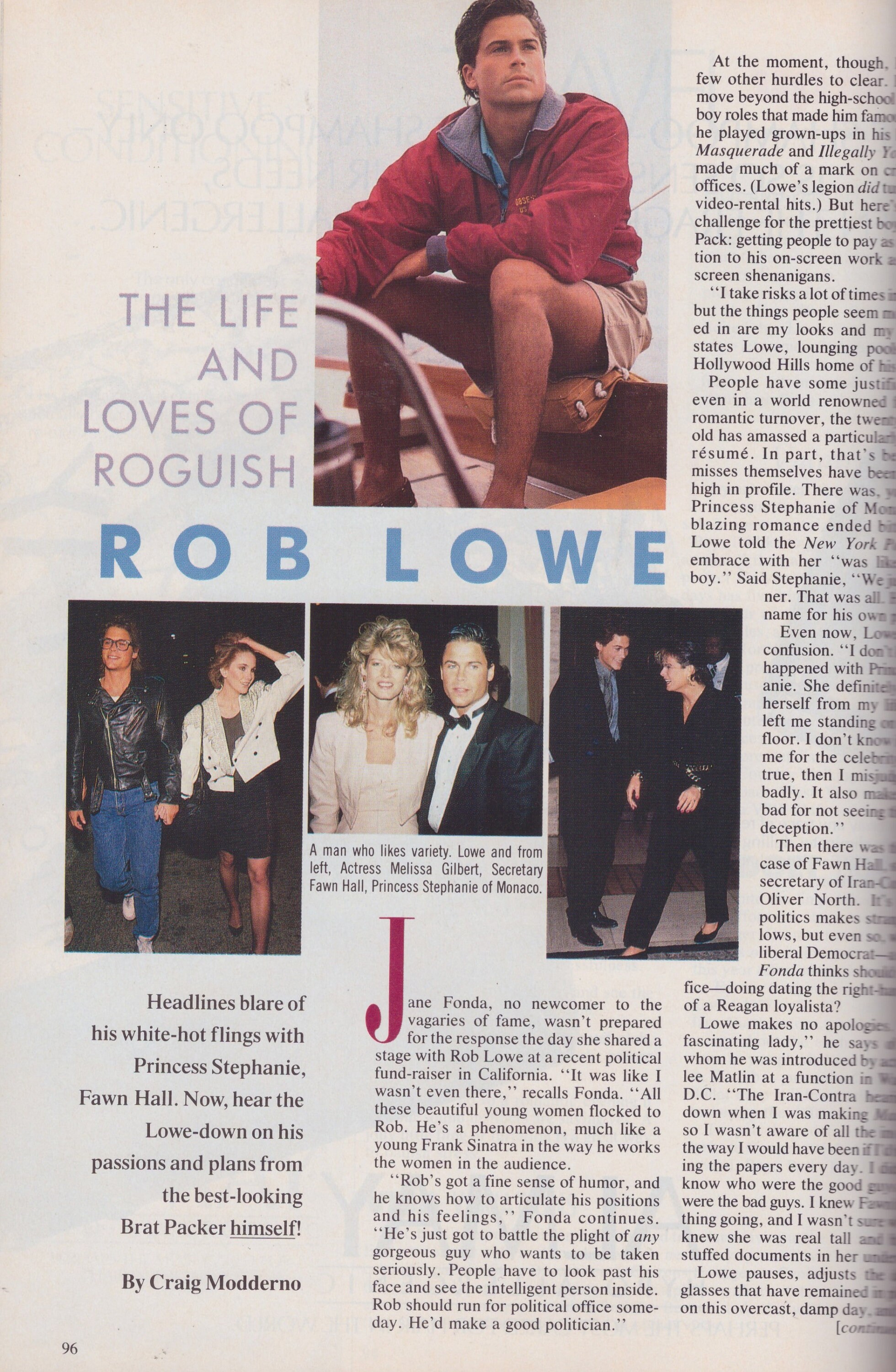 Princess Stephanie Rob Lowe