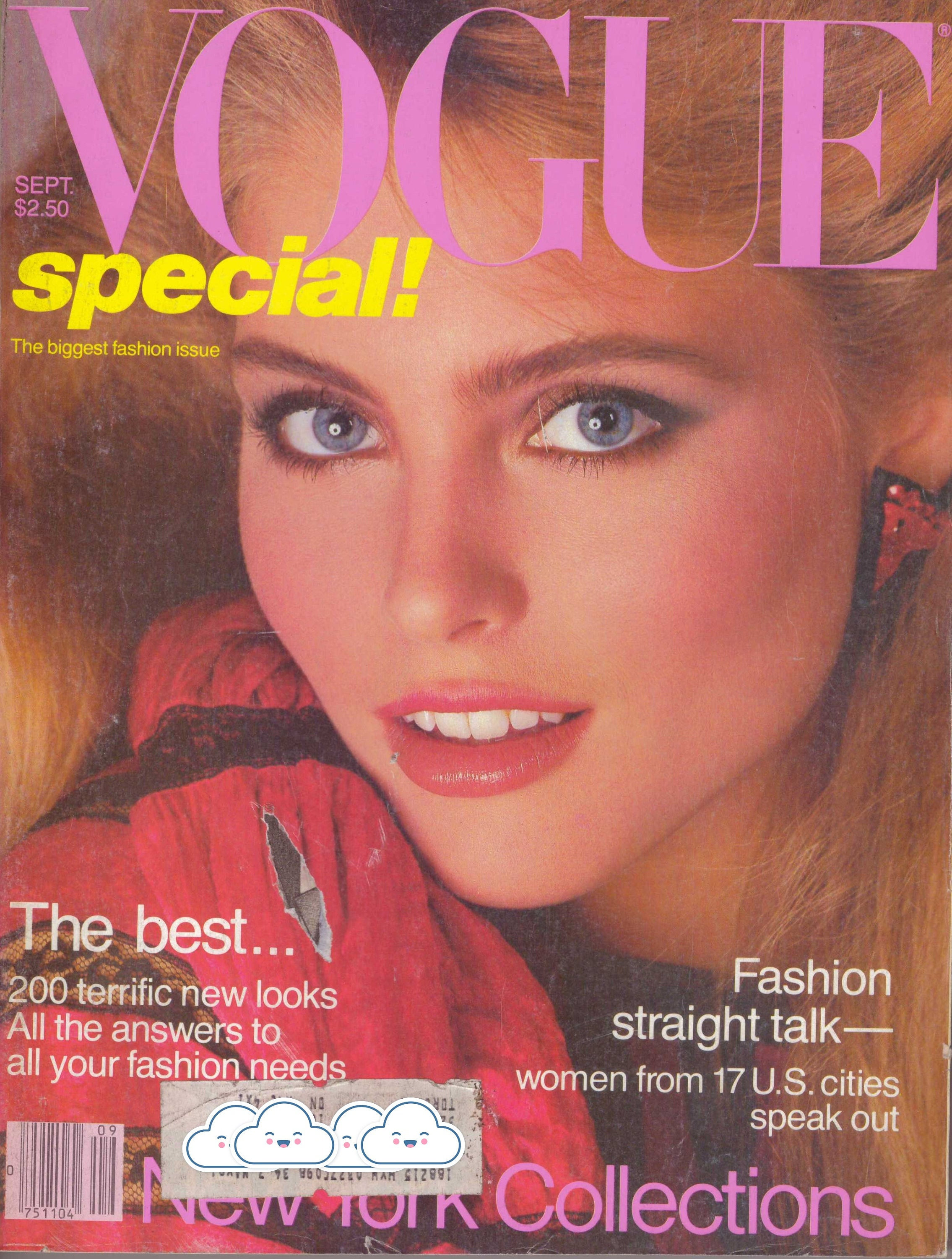 1980 Vogue Vintage Fashion Magazine Brooke Shields Gia Carangi Isabelle