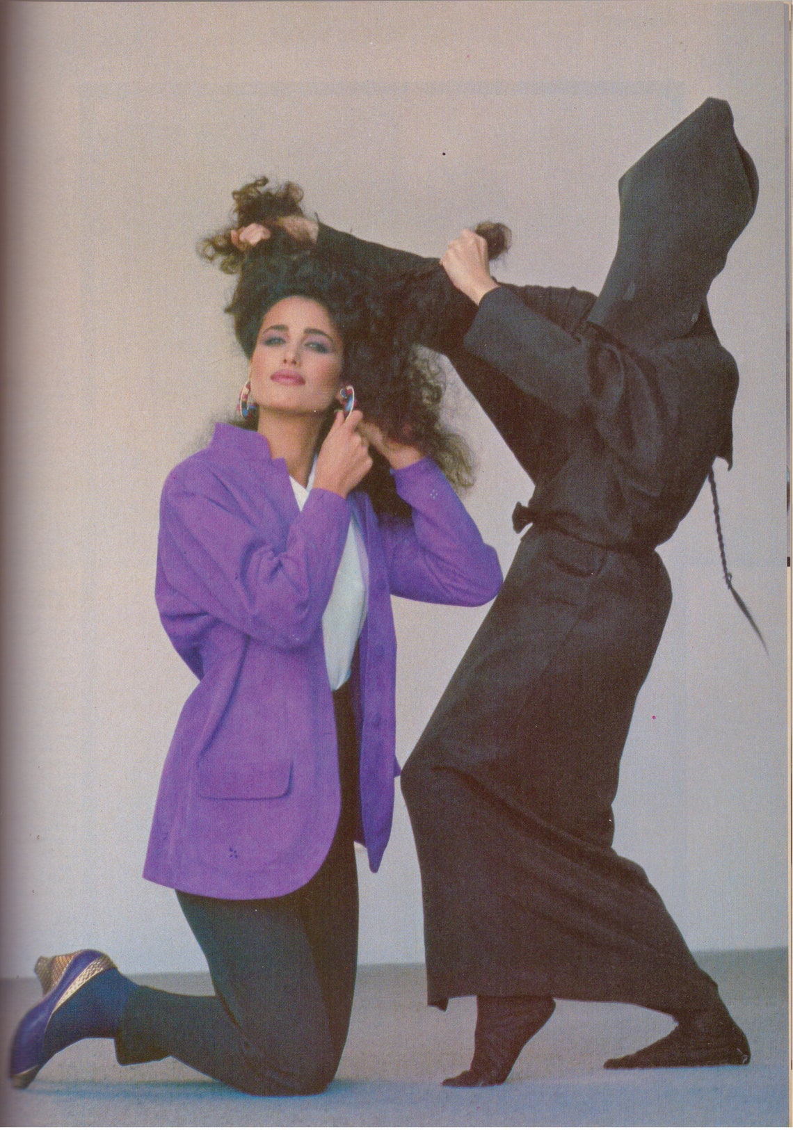 1981 Vogue Vintage Fashion Magazine Carol Alt Bill Blass Andie ...