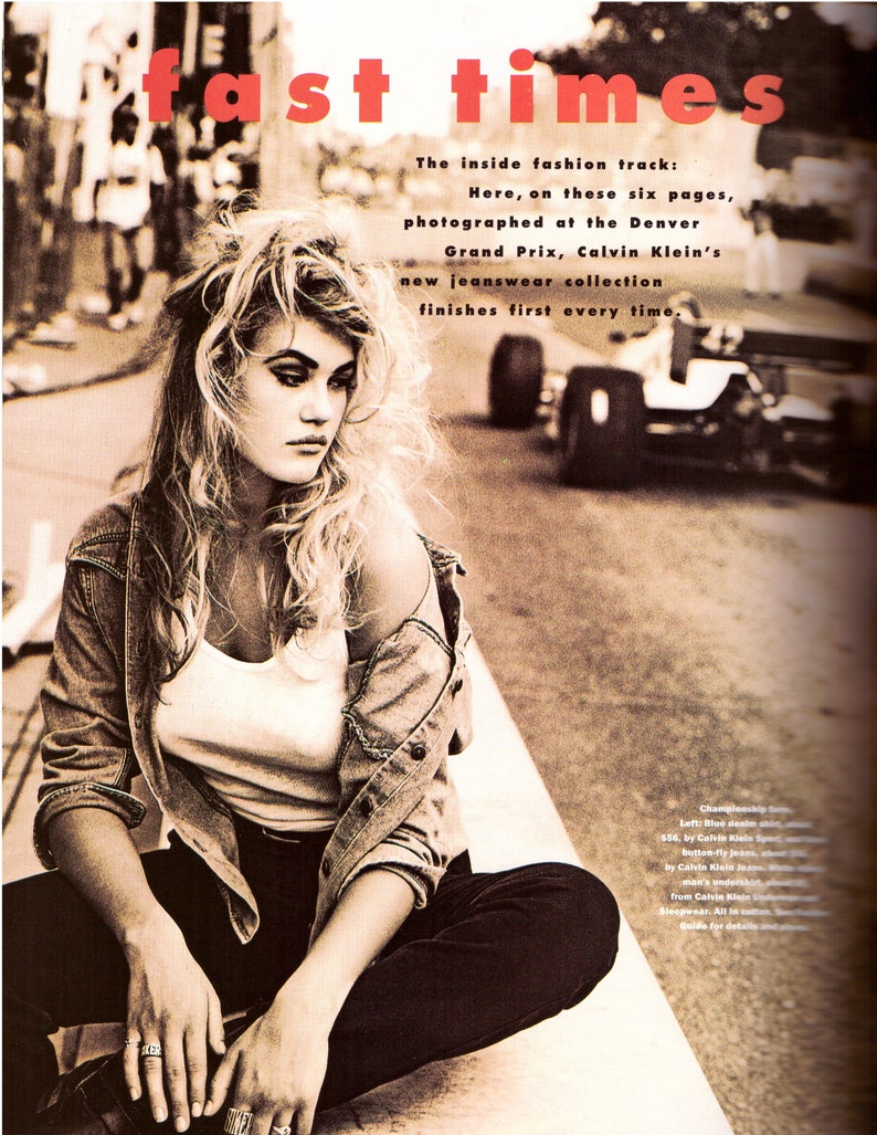 1990 Harper's Bazaar Vintage Fashion Magazine Melanie Griffith ...