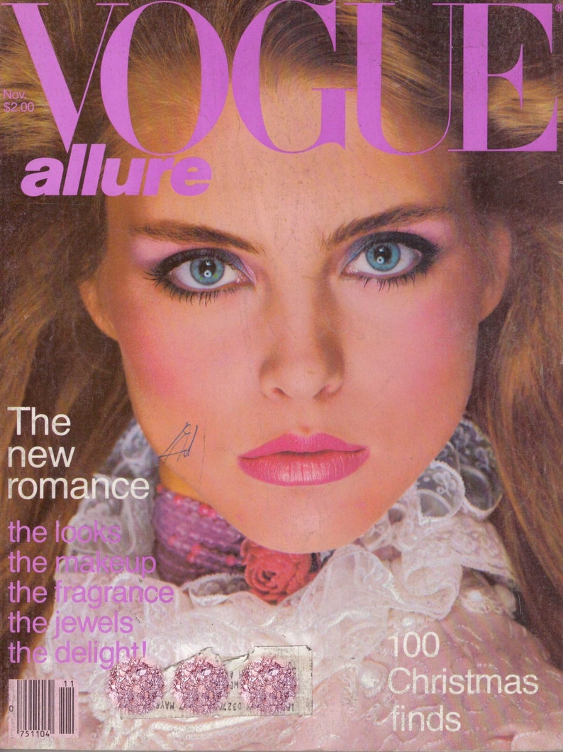 1980 Vogue Vintage Fashion Magazine Brooke Shields Gia Carangi Isabelle ...