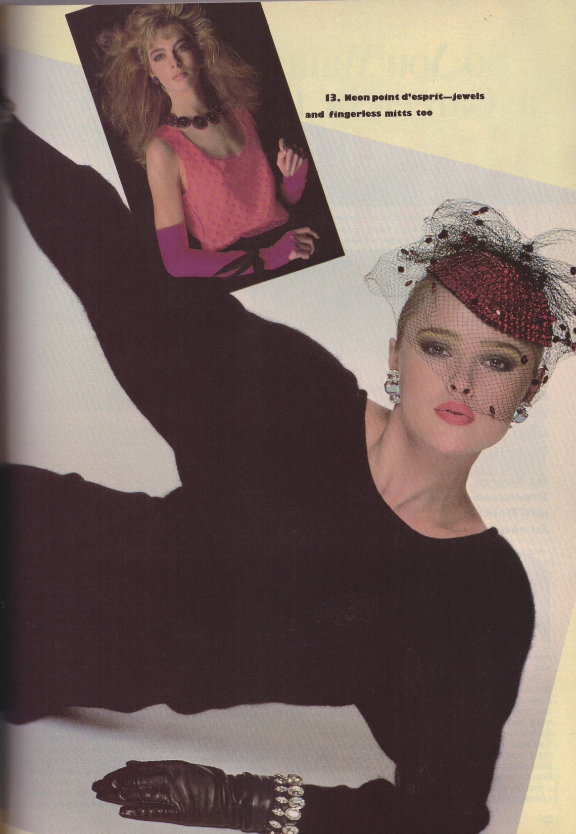 1985 Cosmopolitan Vintage Fashion Magazine Vanessa Angel - Etsy