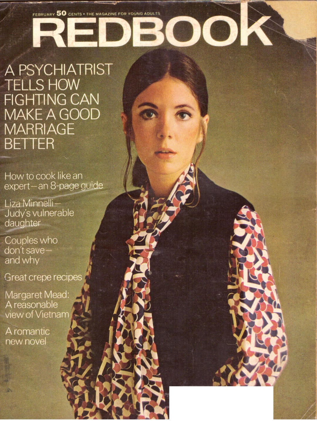 1970 Redbook Womens Vintage Magazine February Liza Minnelli Margaret ...