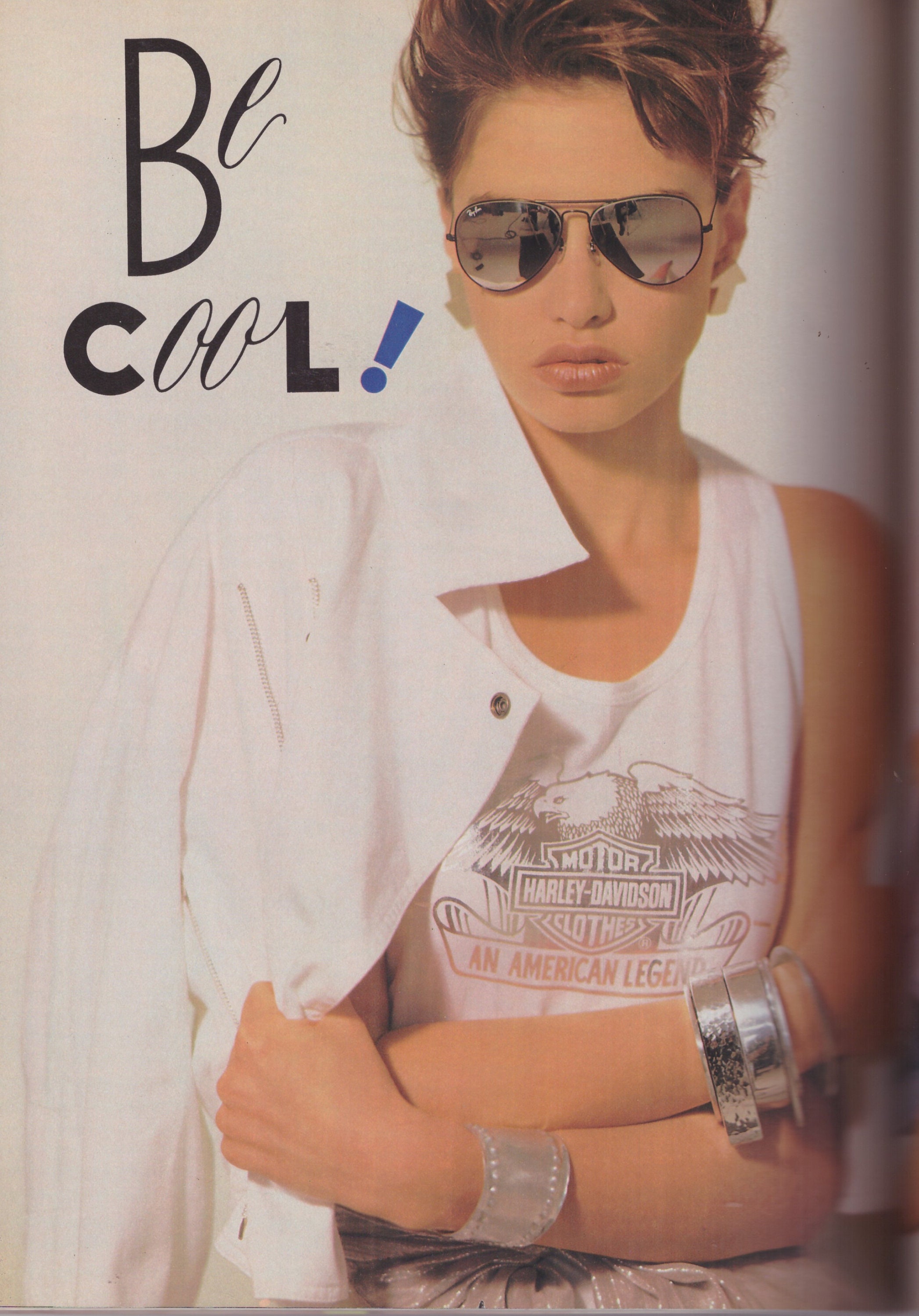 1989 Cosmopolitan Vintage Fashion Magazine Stephanie Seymour Alec ...