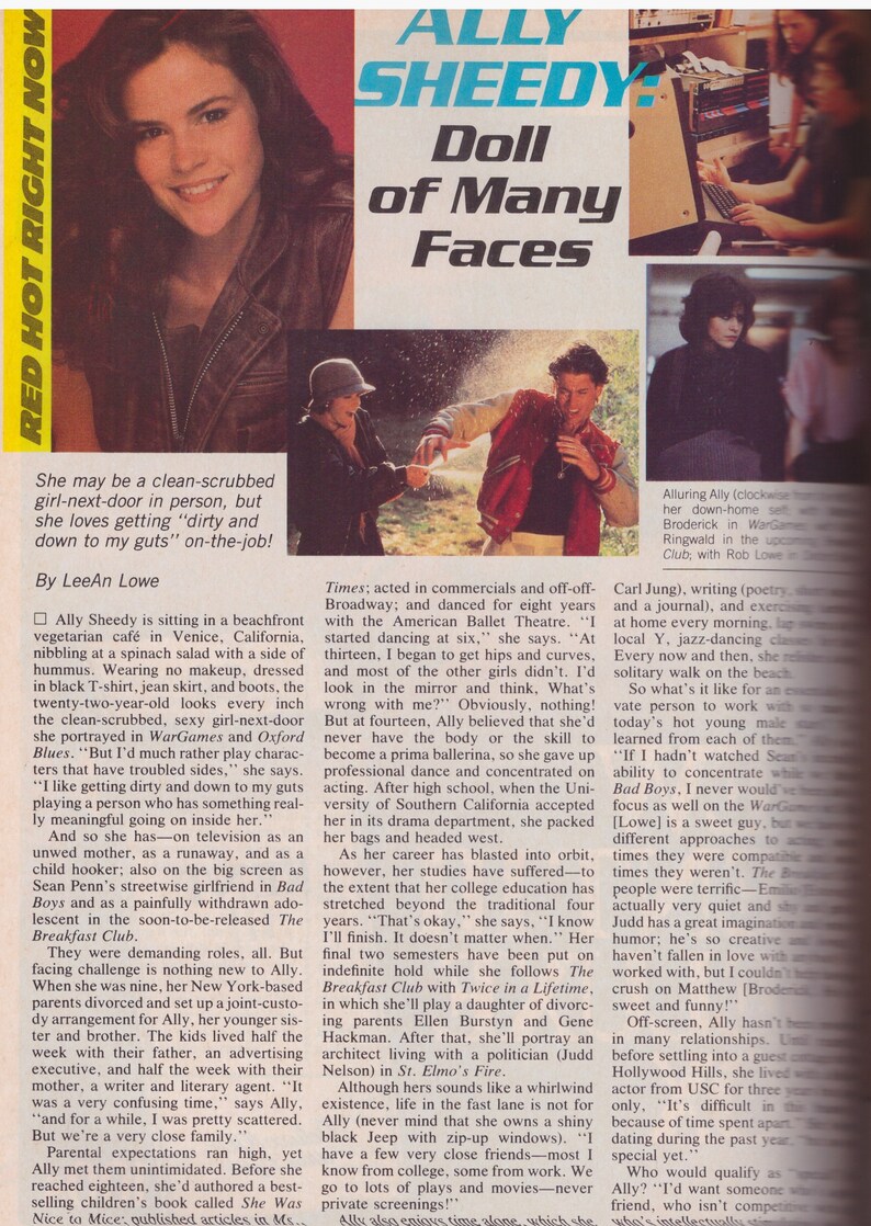 1985 Cosmopolitan Vintage Fashion Magazine Vanessa Angel Princess Diana ...