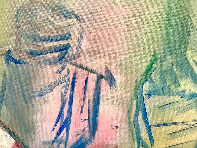 Original Oil Painting, Vintage Still Life mandolin by Marie Louise ...