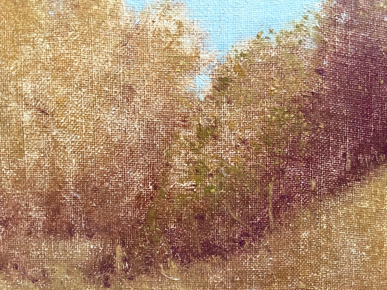 Antique Oil Painting Original Landscape by Mary Ella Dignan (1860-1938 ...