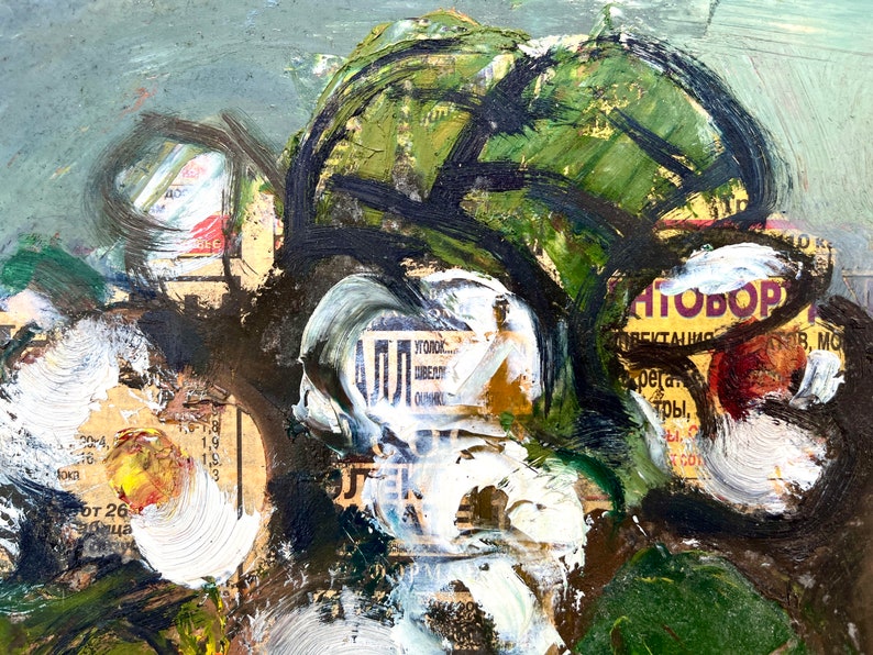 Original Vintage Oil Painting Still Life persimmon by Kerop Sogomonian ...