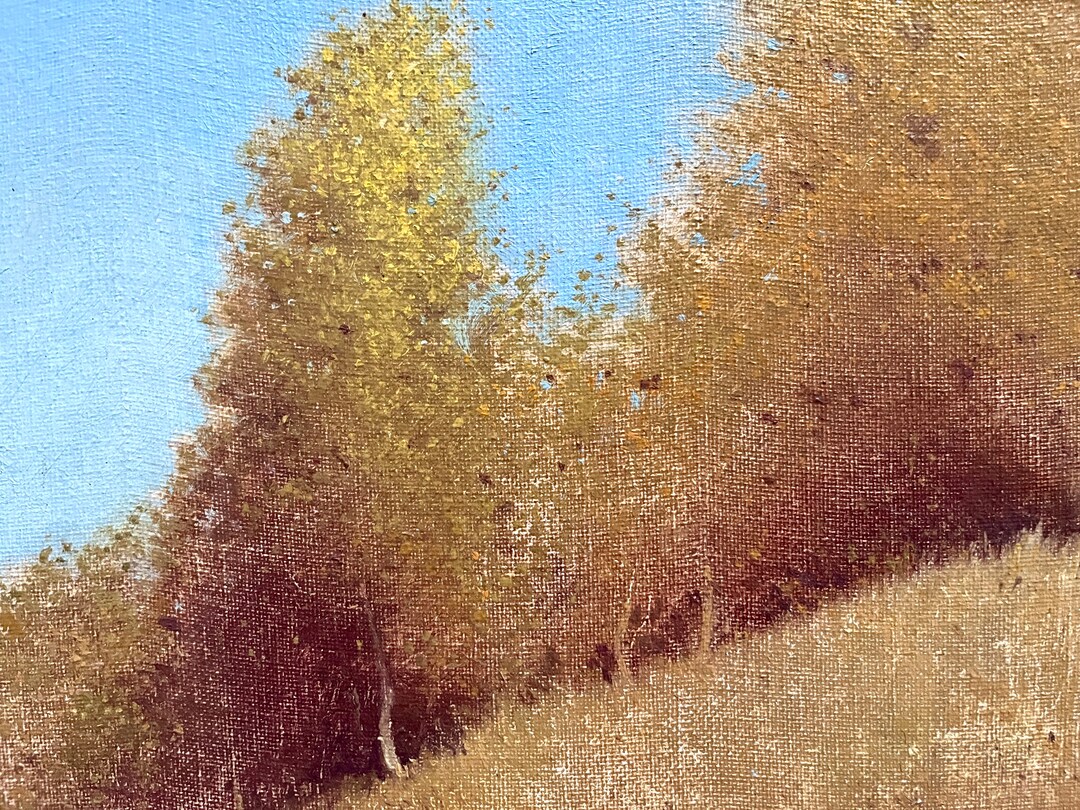 Antique Oil Painting Original Landscape by Mary Ella Dignan (1860-1938 ...