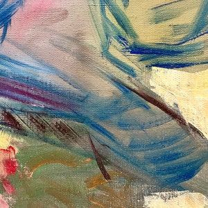 Original Oil Painting, Vintage Still Life “mandolin” by Marie Louise ...