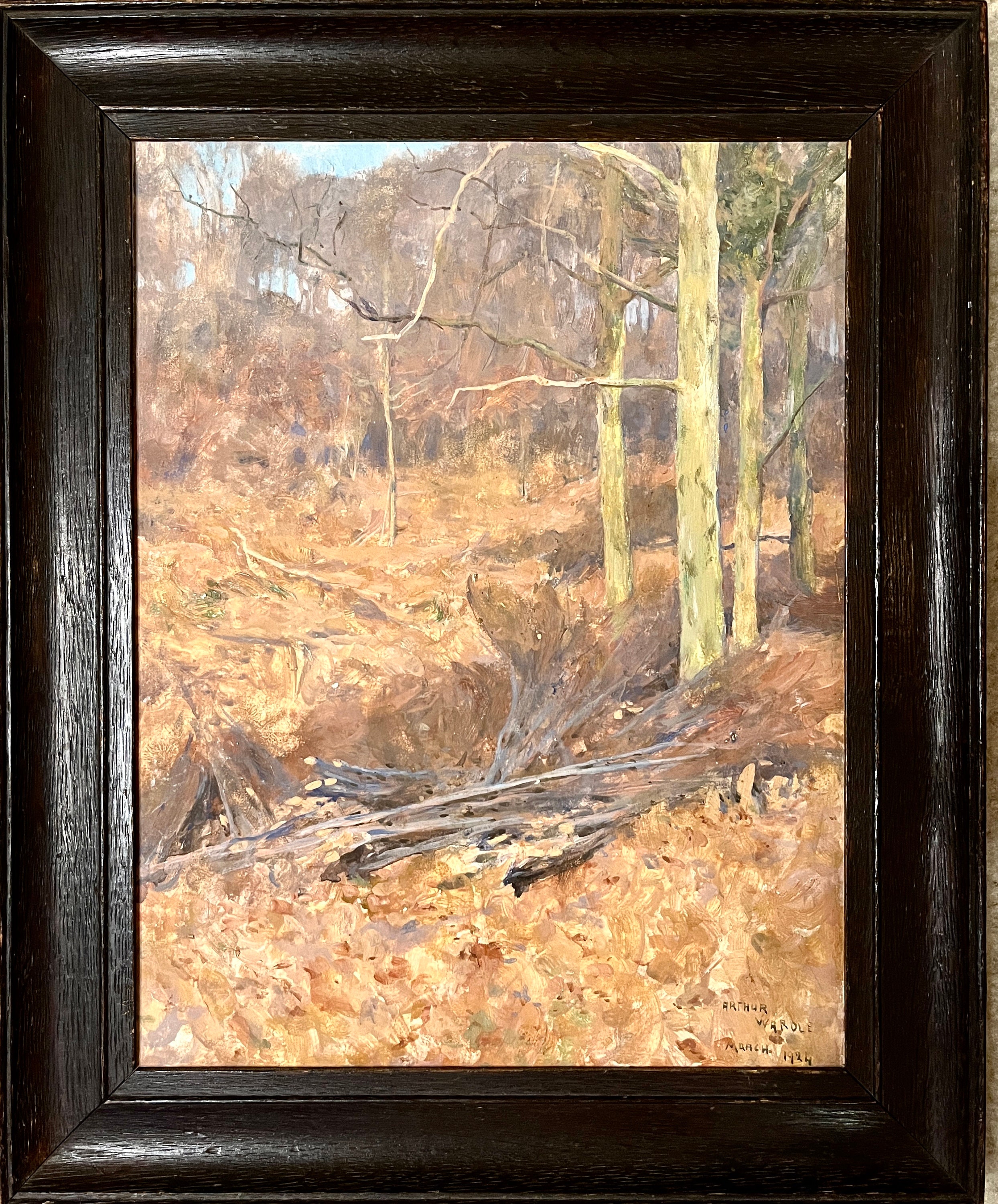 Antique Oil Painting Original Landscape by Arthur Wardle - Etsy