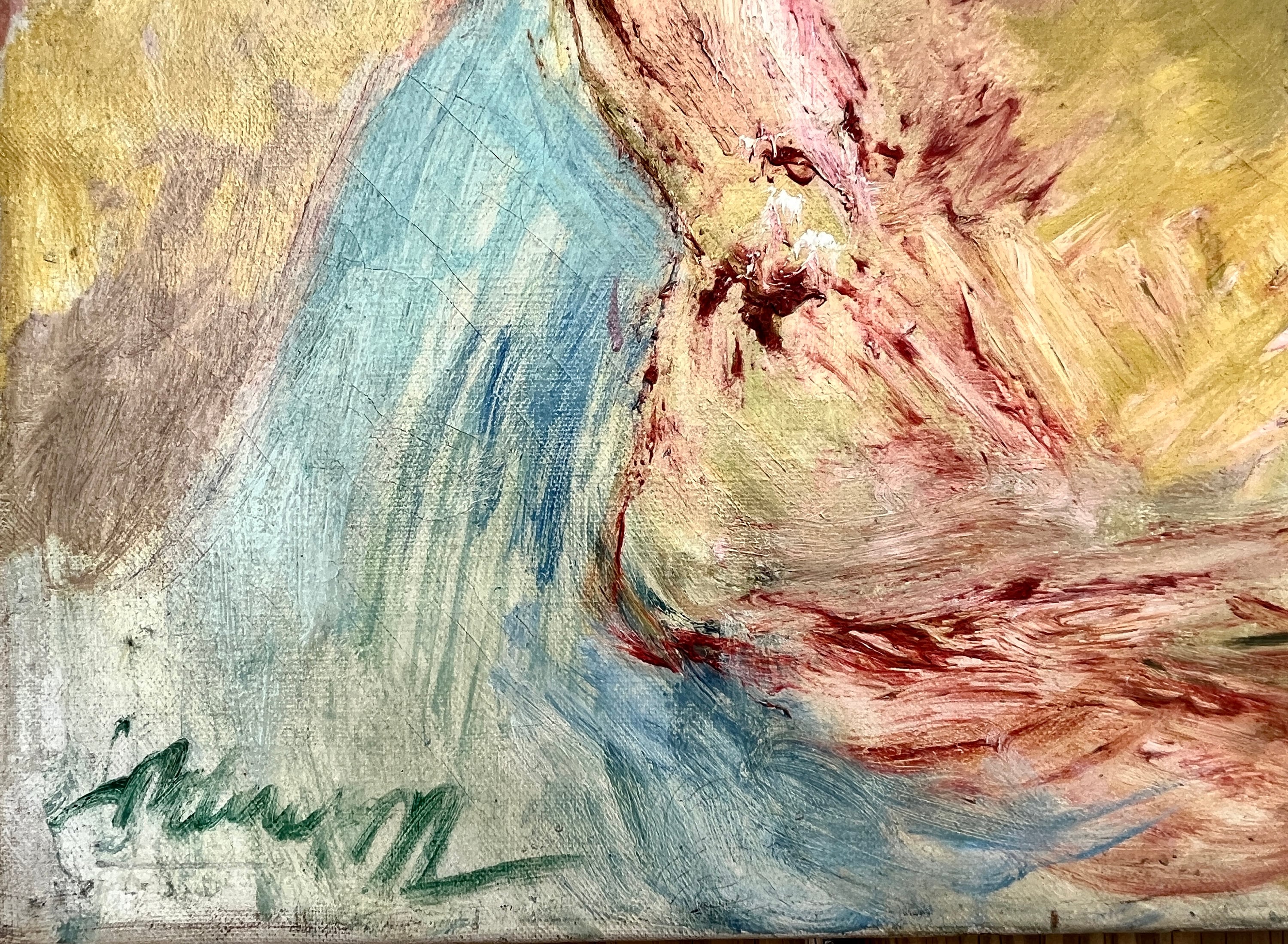 Antique Oil Painting, Original Portrait elsi by A.l.soldenhoff 1882 ...