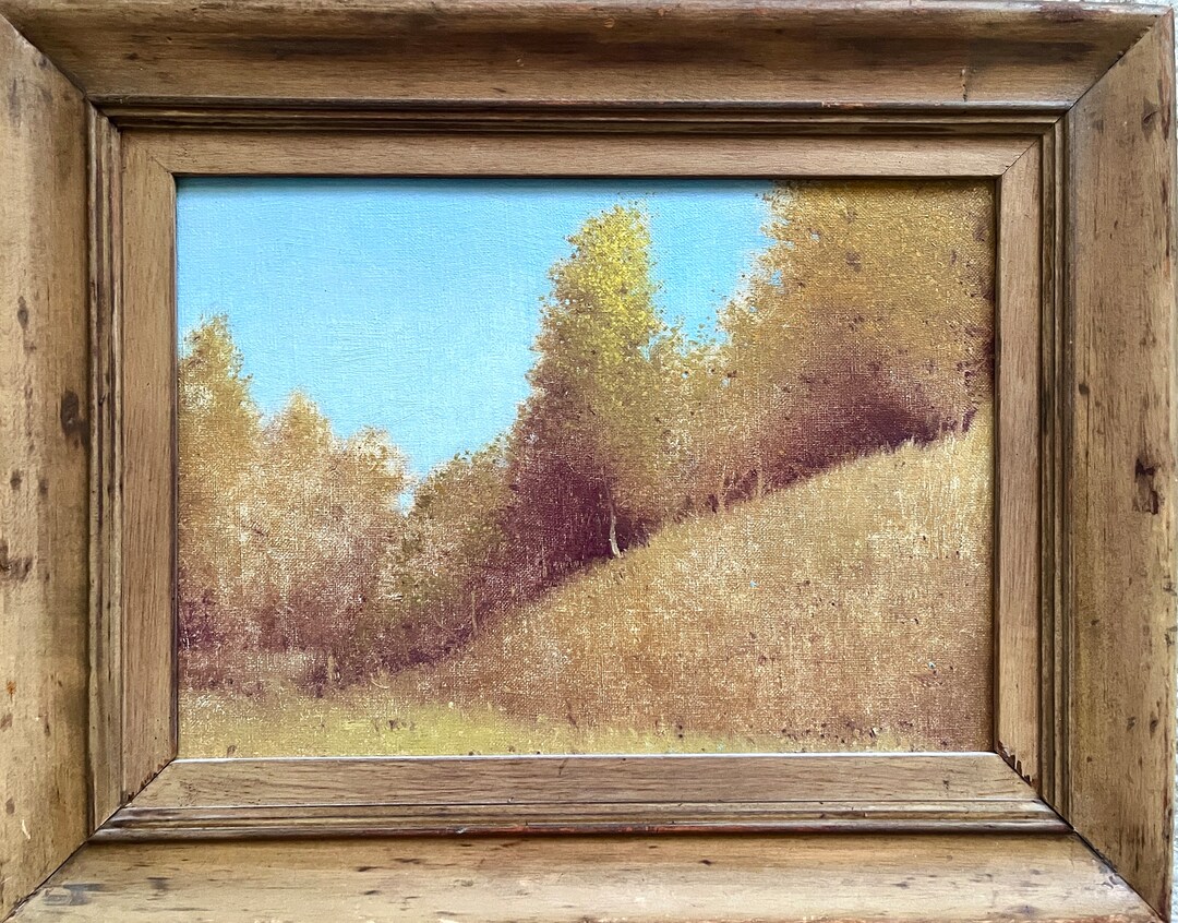 Antique Oil Painting Original Landscape by Mary Ella Dignan (1860-1938 ...