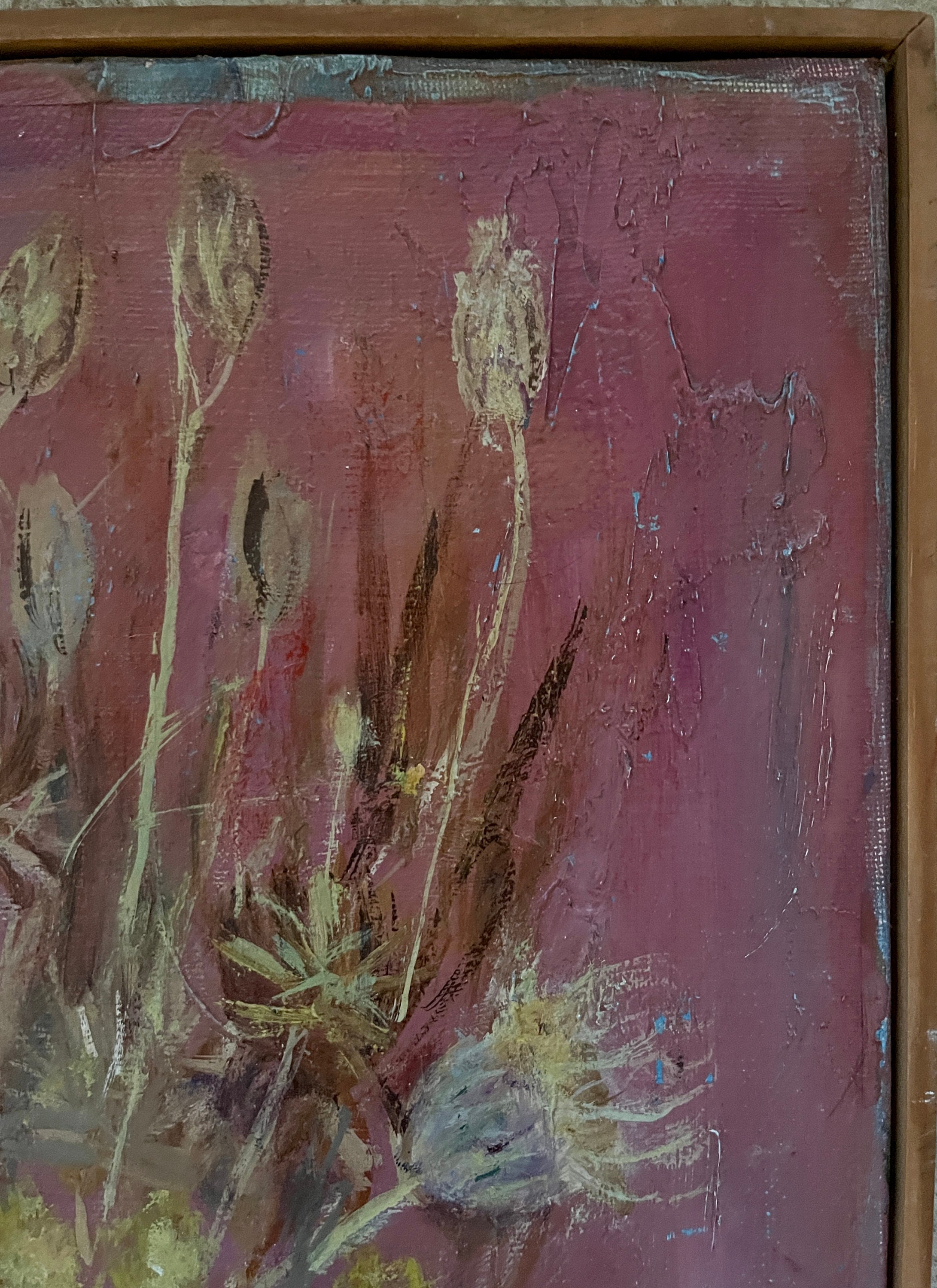 Original Oil Painting With Flower Bouquet by Edouard Righetti 1924-2001 ...