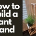 DIY Plant Stand Project Plans - Etsy