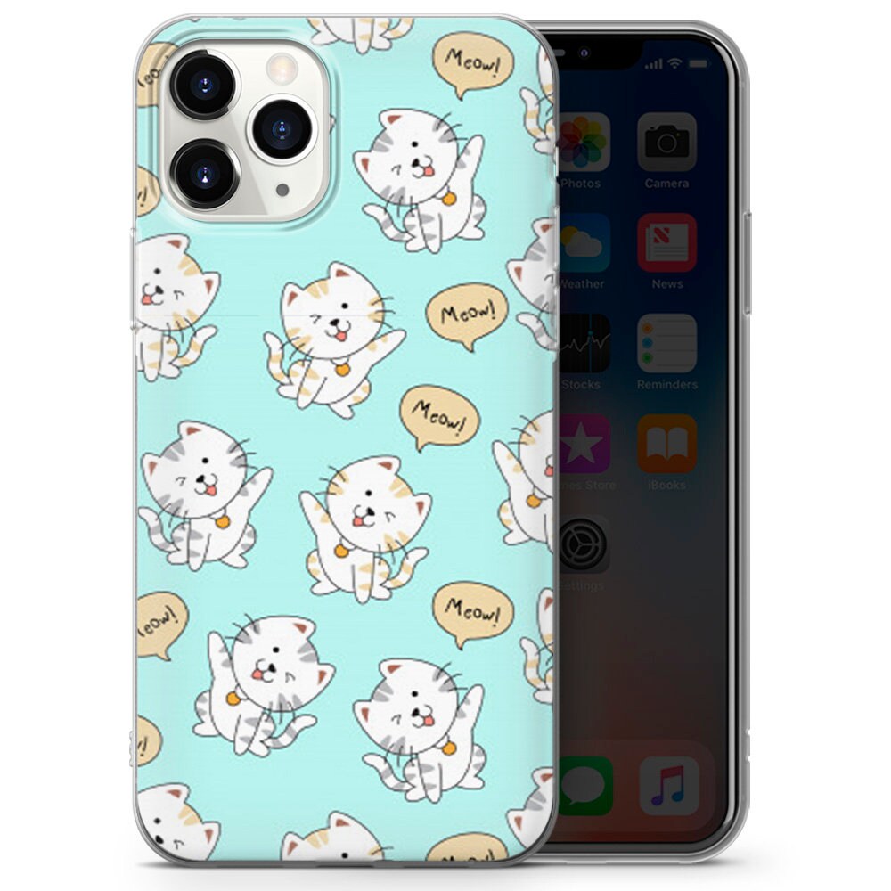Cat Cute, Cat Funny, Cat, Cat Pattern Phone Case Cover Fits for iPhone ...