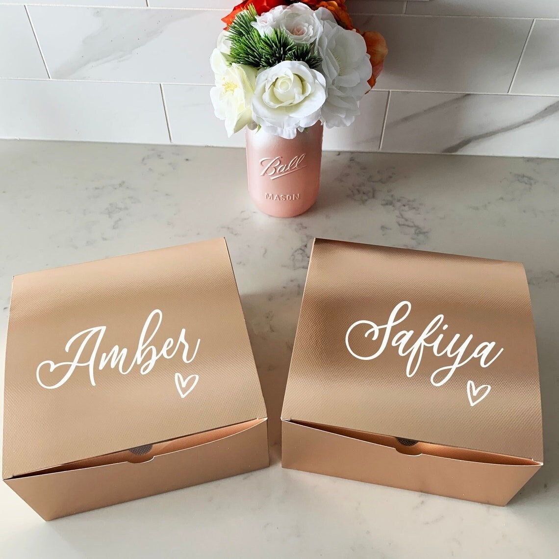 Rose Gold Bridesmaid Proposal Box Bridesmaid Gift Be My - Etsy