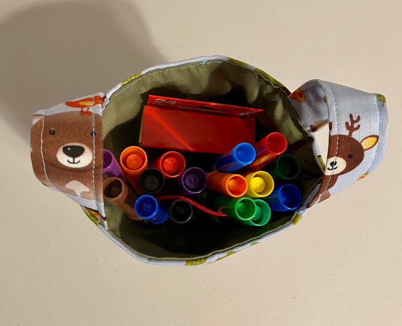 Art Caddy Crayon and Marker Bag | Etsy