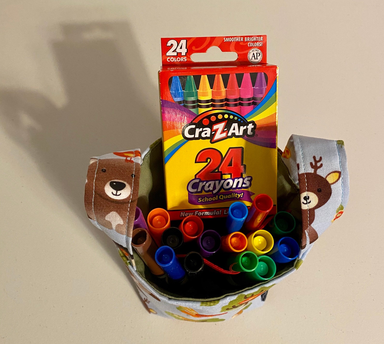 Art Caddy Crayon and Marker Bag | Etsy