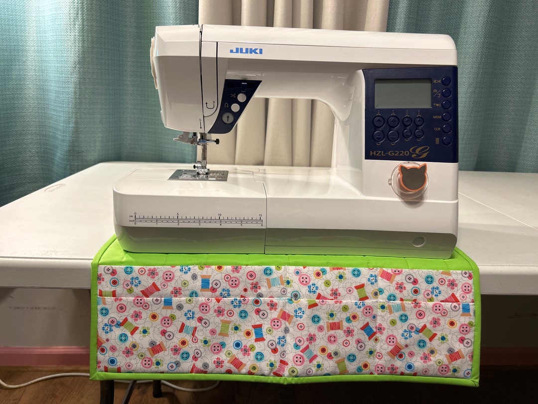 Sewing Machine Organizer, Sewing Machine Mat, 8 Pocket Sewing Machine ...