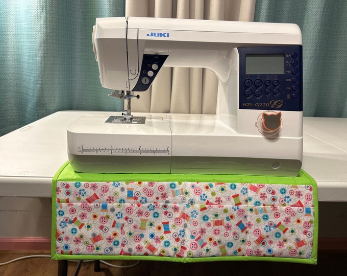 Sewing Machine Organizer, Sewing Machine Mat, 8 Pocket Sewing Machine ...
