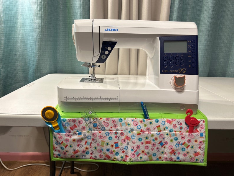 Sewing Machine Organizer, Sewing Machine Mat, 8 Pocket Sewing Machine ...