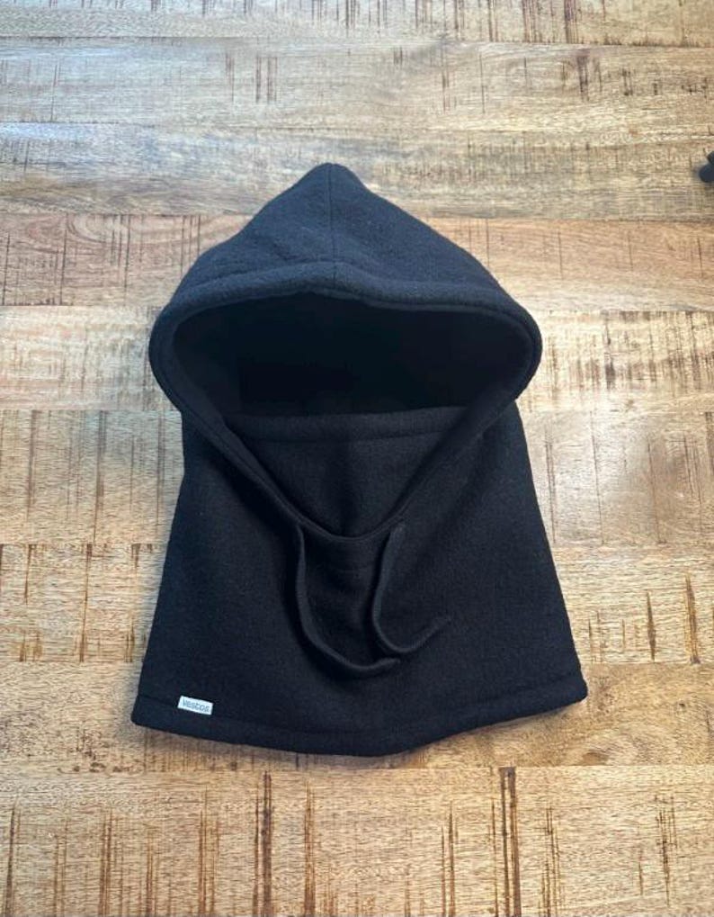 Handmade Wool Balaclava: Trendy Winter Hood With Cotton Lining - Etsy