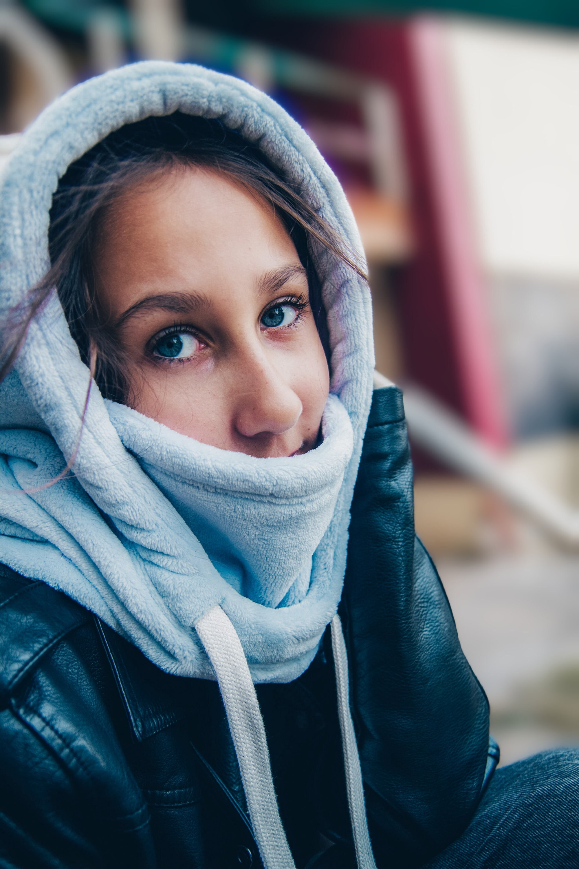 Trendy Fleece Balaclava. Hood Helmet Compatible Warm Winter Hood for ...