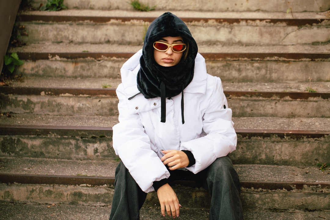 Trendy Fleece Balaclava. Sherpa Hood - Helmet Compatible - Warm Winter ...