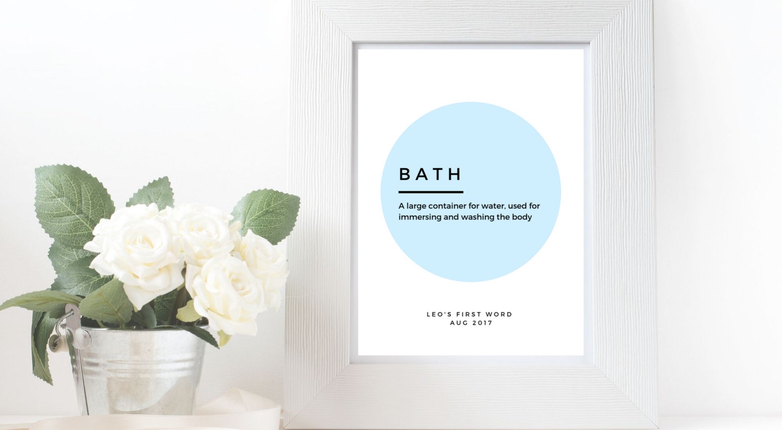 My First Word Print, First Word - Custom Printable Art - Etsy
