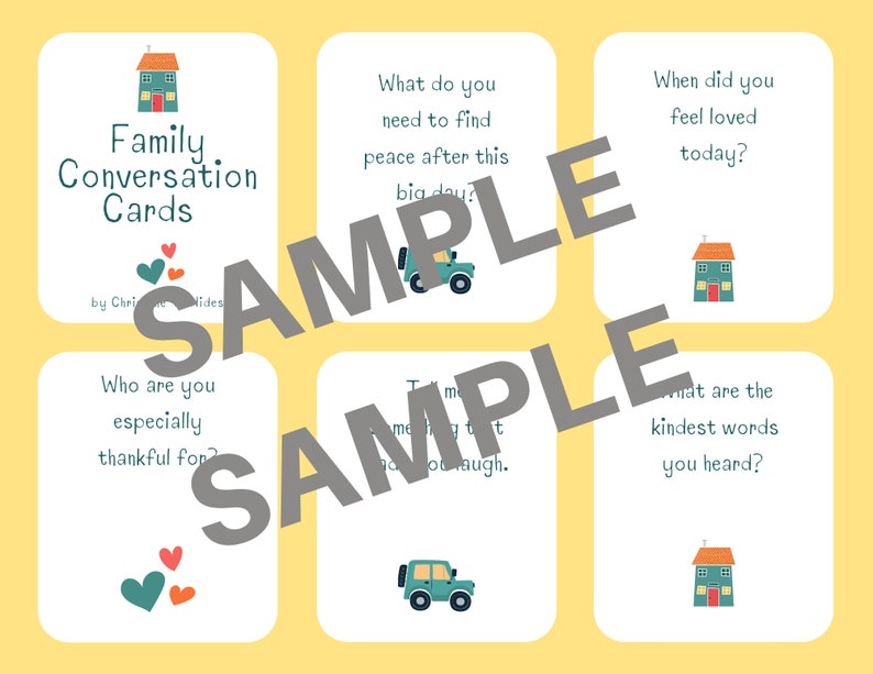 100 Copies - UPDATED Family Conversations for Living and Loving ...